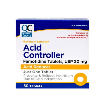 Aqua Pharmacy Barbados - Qc Max Strength Acid Controller Famotidine ...