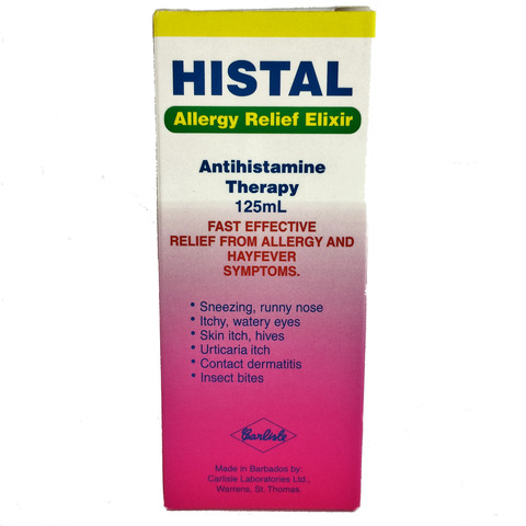 Aqua Pharmacy Barbados - Histal Allergy Relief Elixir 125ml ...