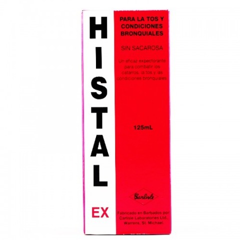 Aqua Pharmacy Barbados - Histal Ex 125ml For Coughs And Bronchial ...