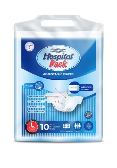 Aqua Pharmacy Barbados - Hospital Pack Adult Diapers Large (811528004285)