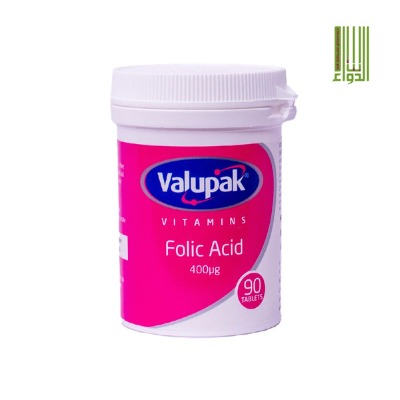 Aqua Pharmacy Barbados - Folic Acid Tabs 400mcg 90s (5024874015347)